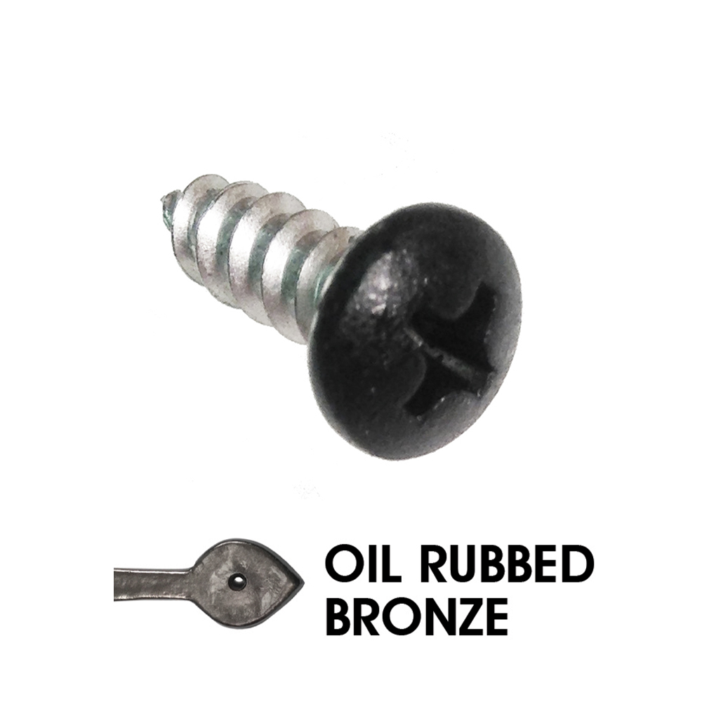 #8 x 1/2 in. Pan Head Sheet Metal Screw; Oil Rubbed Bronze - Re-Source ...